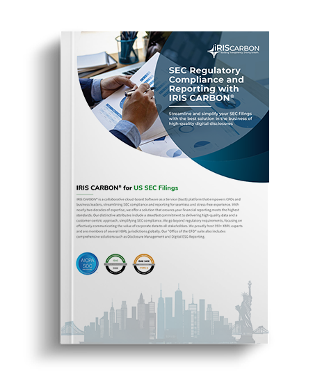IRIS CARBON® for SEC Reporting Software